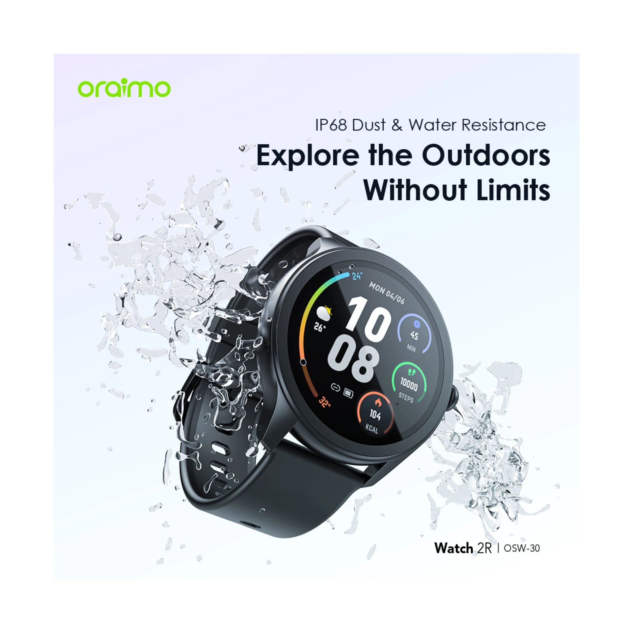Oraimo Watch 2R Bluetooth Calling Smart Watch(OSW-30) – One Click Shop